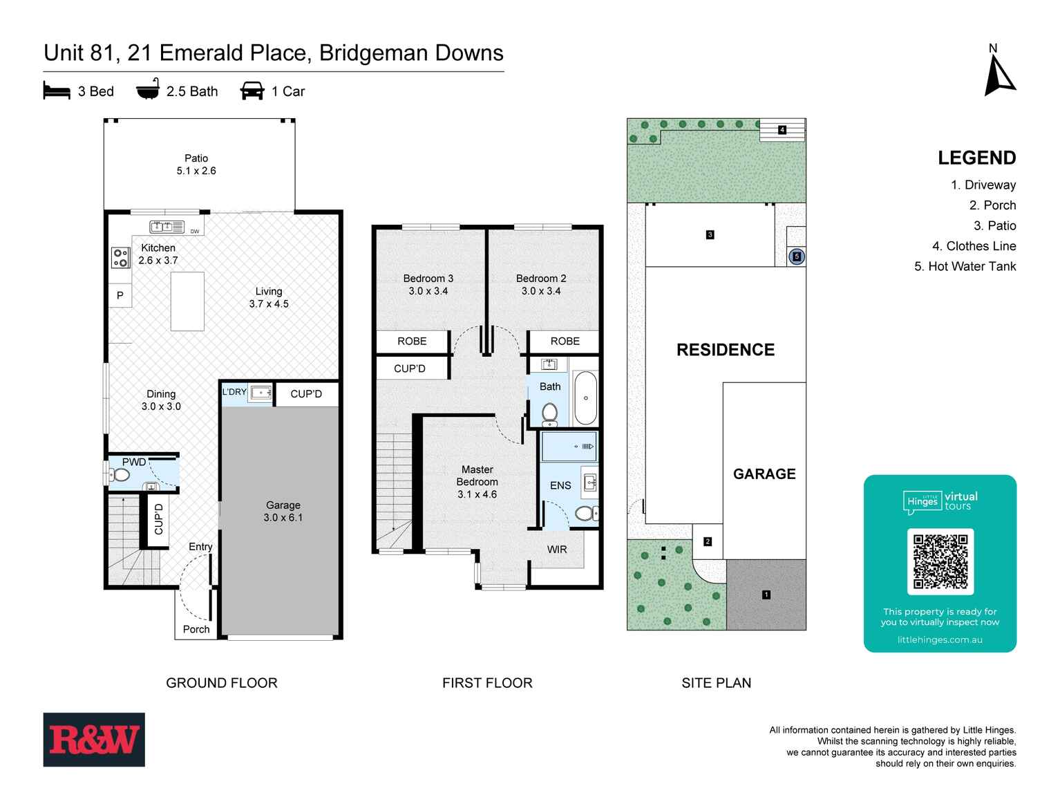 Townhouse For Lease - 81/21 Emerald Place Bridgeman Downs